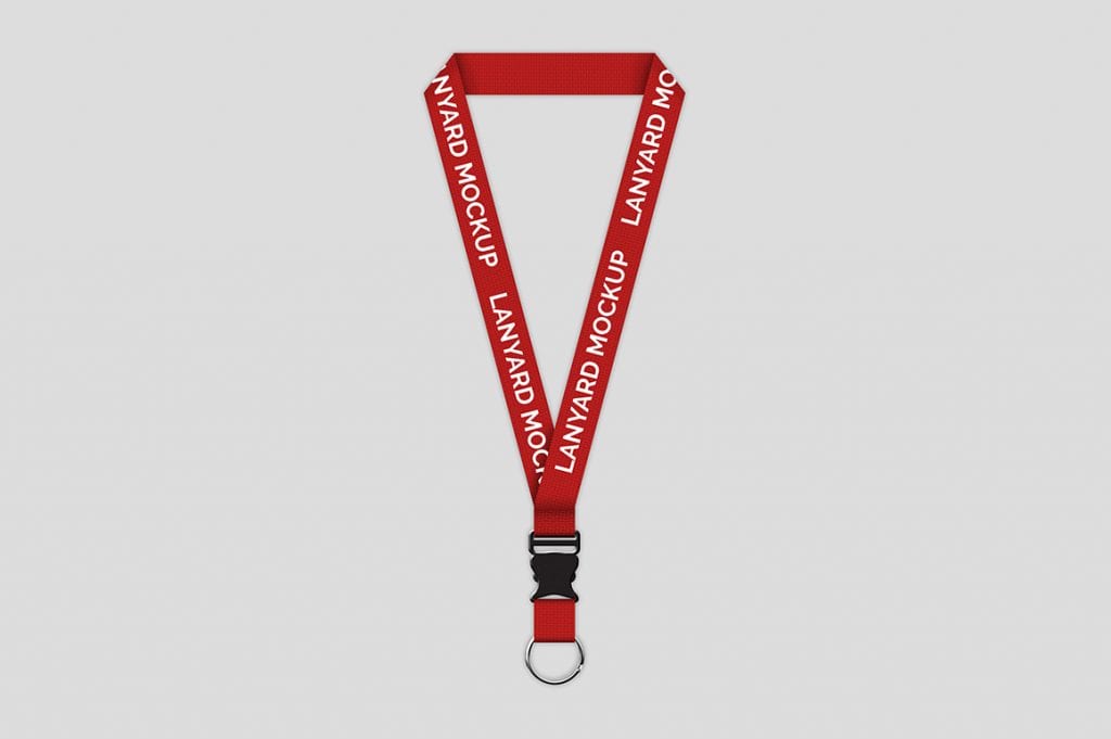 Lanyard/Stripe Keychain Mockup | Mockupslib