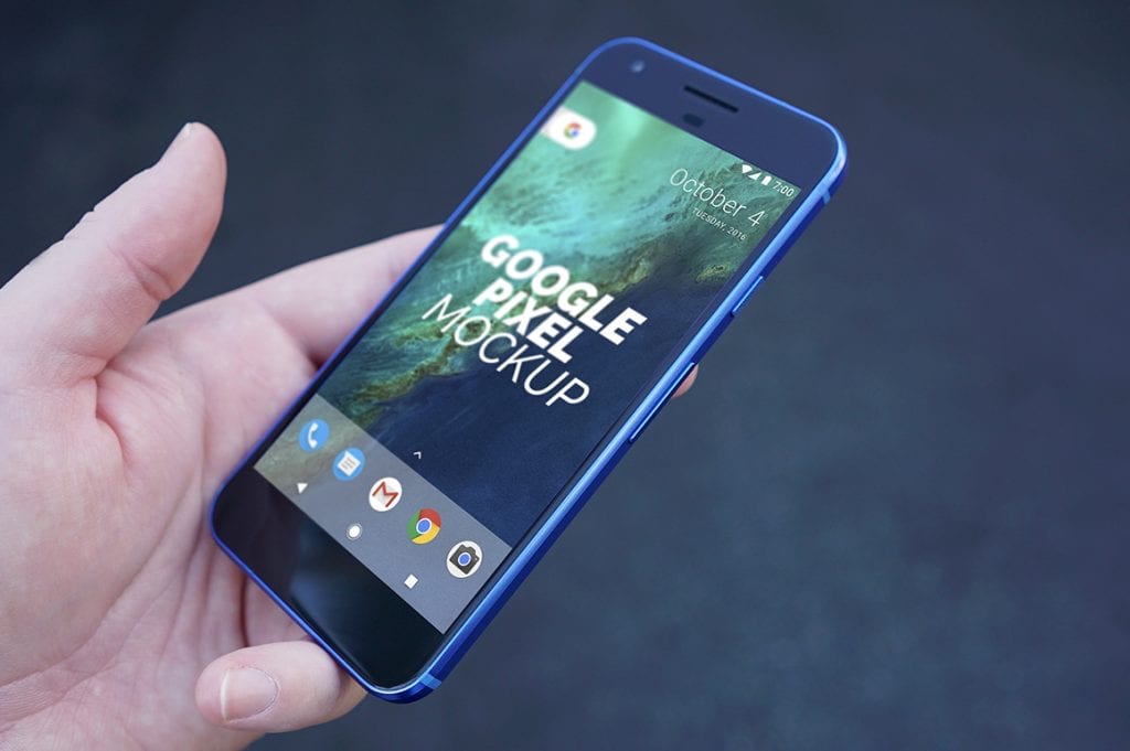 Google Pixel Mockup | Mockupslib