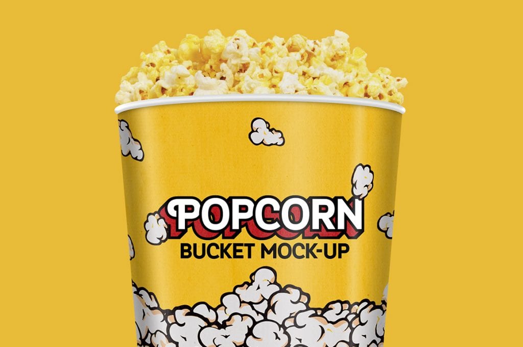 Popcorn Bucket Mockup | Mockupslib