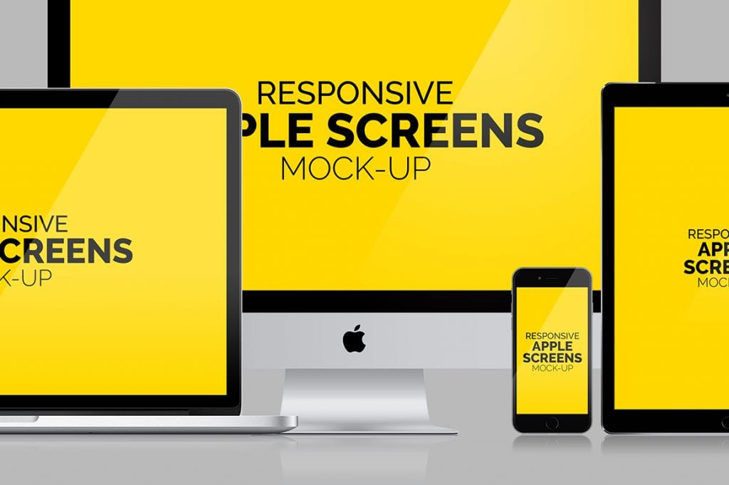 The Best Apple Screens Mockup Pack | Mockupslib