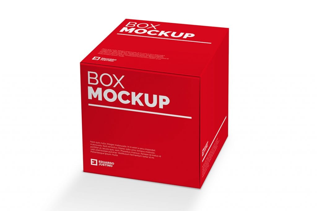 Square/Cubic Package Box | Mockupslib