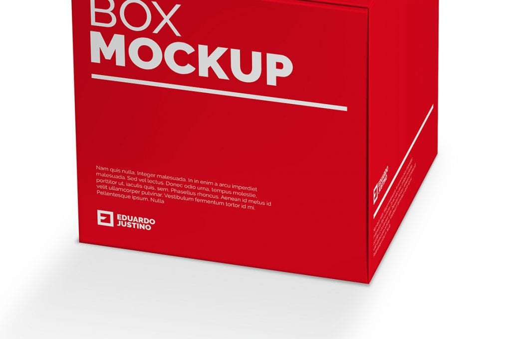 Square/Cubic Package Box | Mockupslib