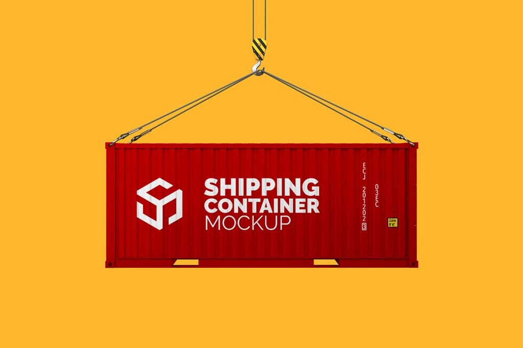 Shipping Container Mockup | Mockupslib