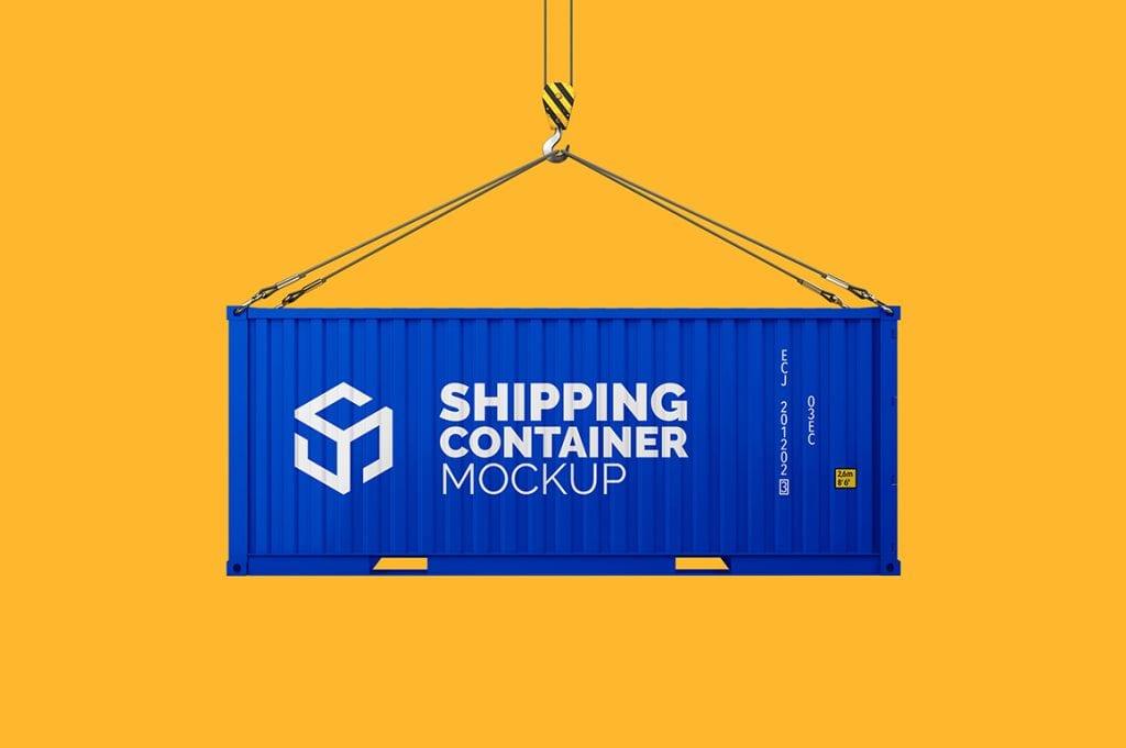 Shipping Container Mockup | Mockupslib