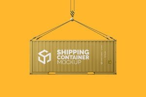 Shipping Container Mockup | Mockupslib