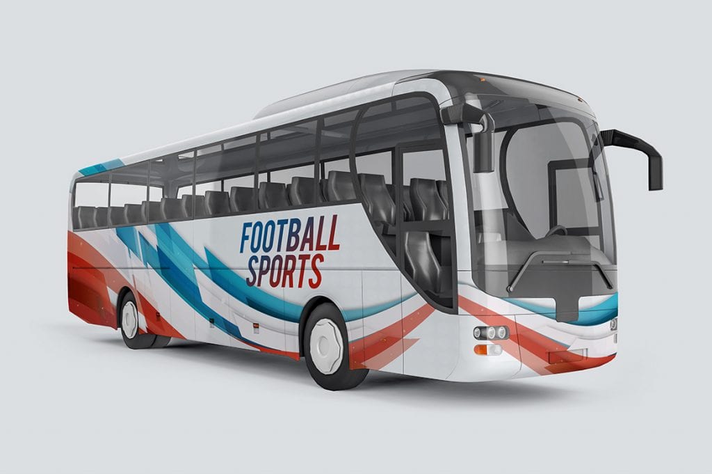 Bus Mockup | Mockupslib