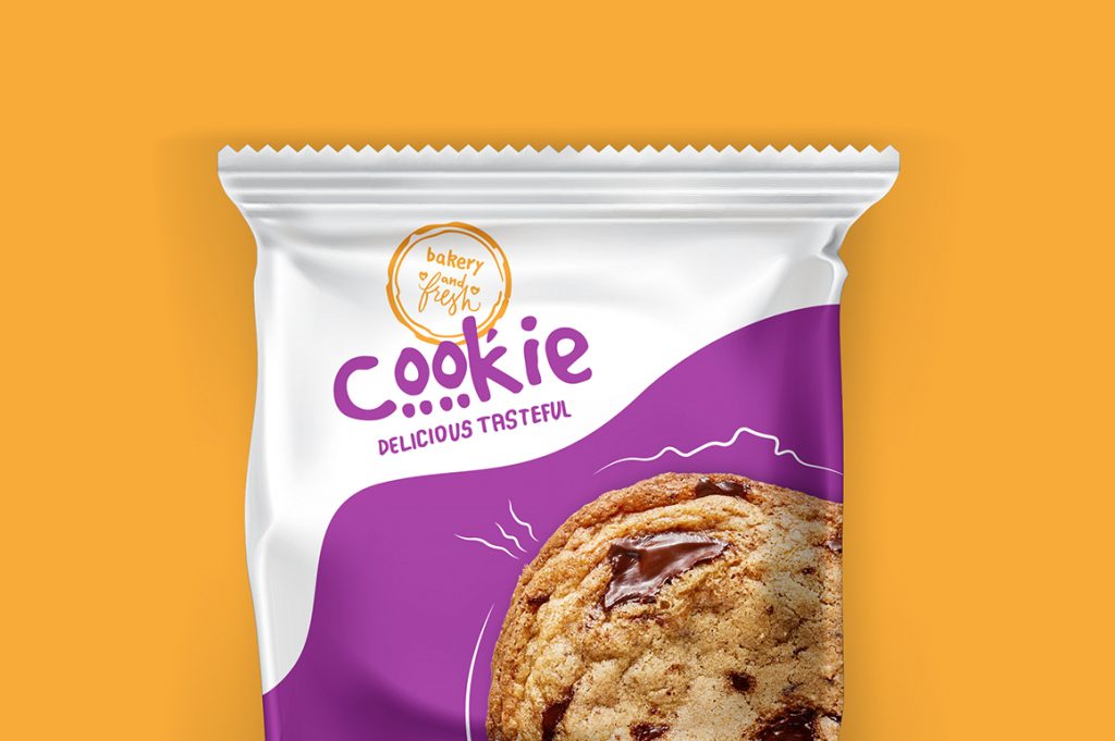 Cookie Package Mockup | Mockupslib
